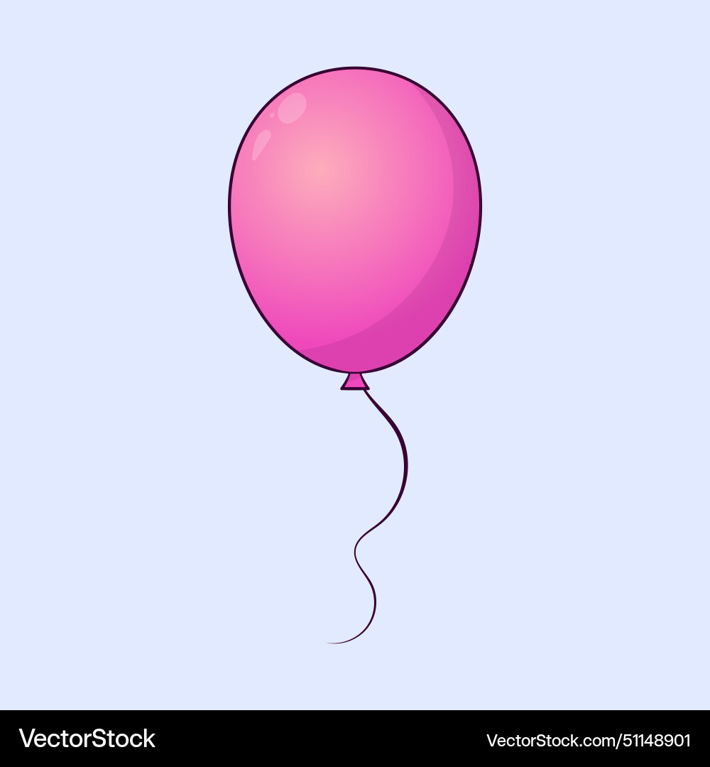 Party balloon icon balloon icon Royalty Free Vector Image