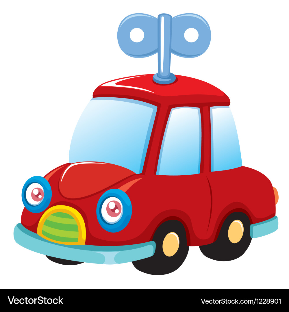 Toy car Royalty Free Vector Image - VectorStock
