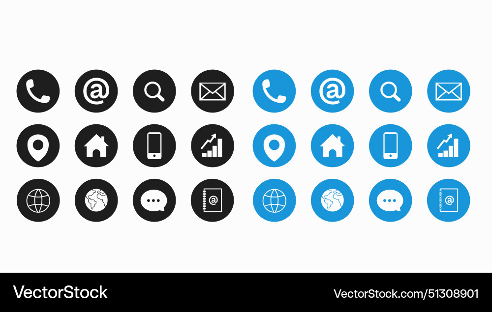 Web icon set symbol Royalty Free Vector Image - VectorStock