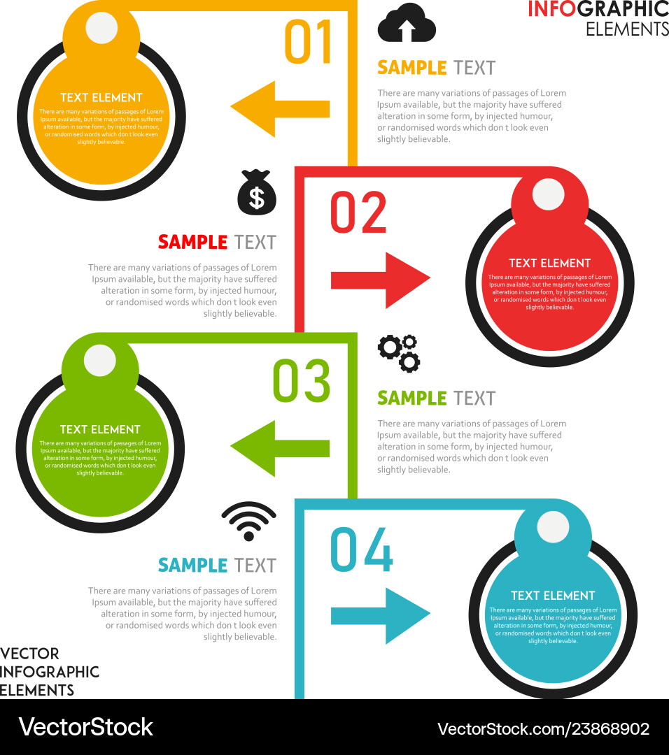 Creative infographics designs Royalty Free Vector Image