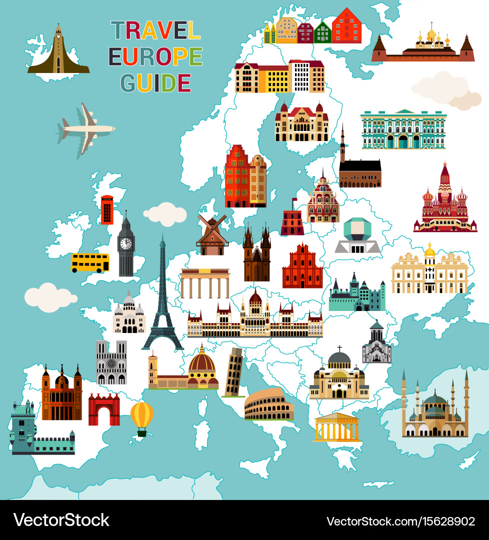 Map Of Europe Travel Destinations - Infoupdate.org
