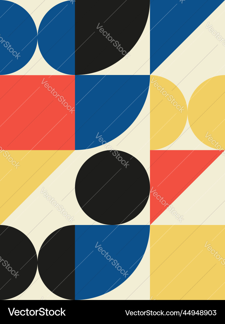 Dynamische Muster grundlegende geometrische Formen und Farben