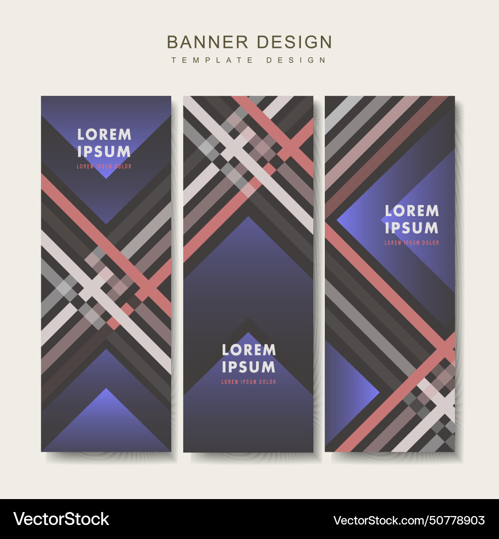 Elegant banner template Royalty Free Vector Image