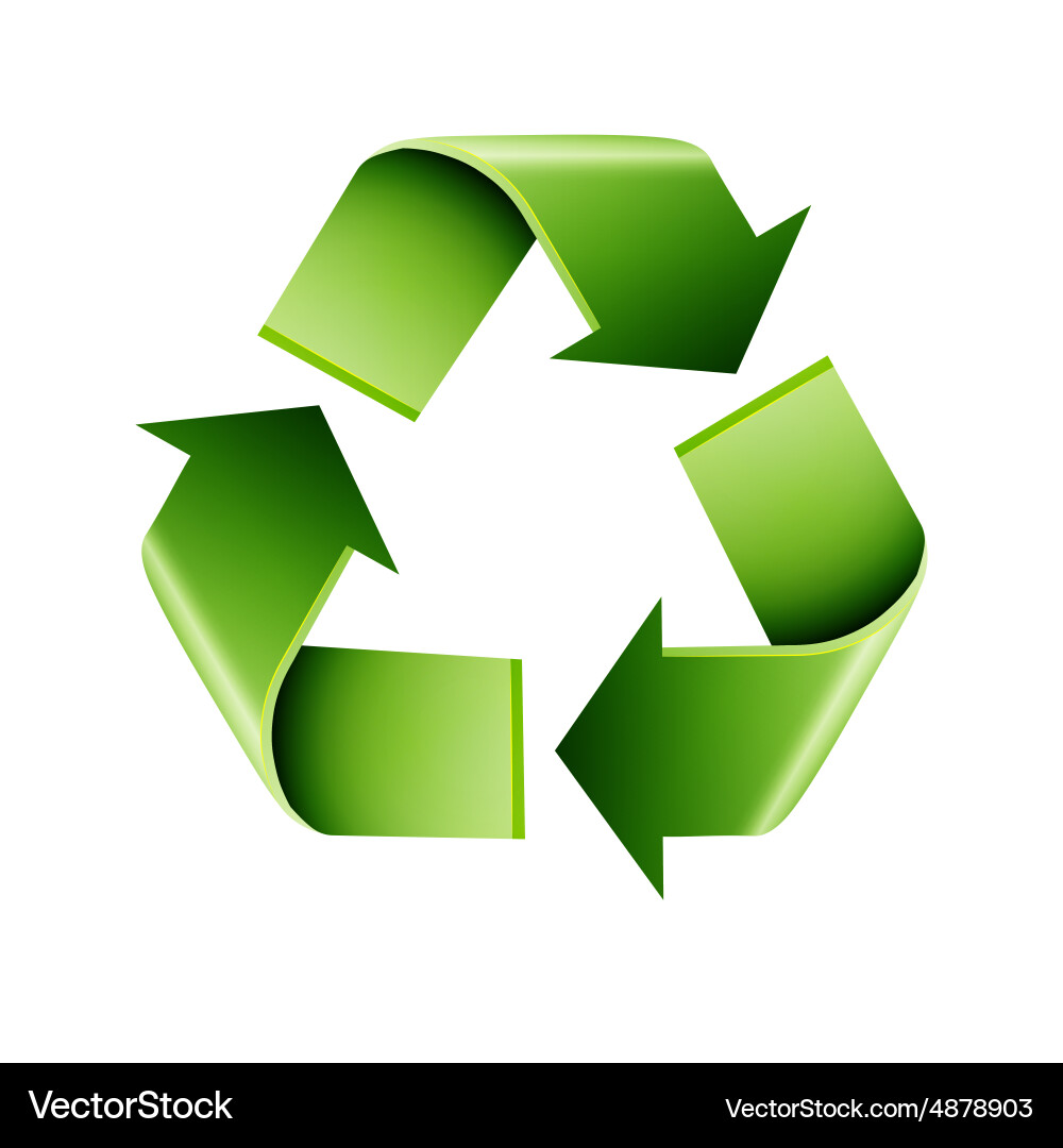 Recycle infographics Royalty Free Vector Image