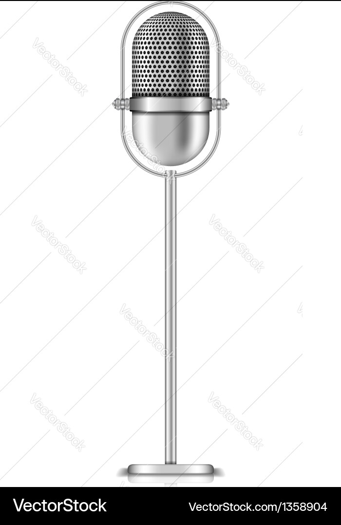 Microphone Royalty Free Vector Image - VectorStock