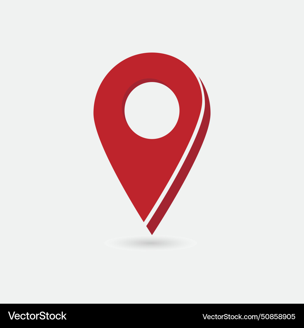 Map pin location icon design Royalty Free Vector Image