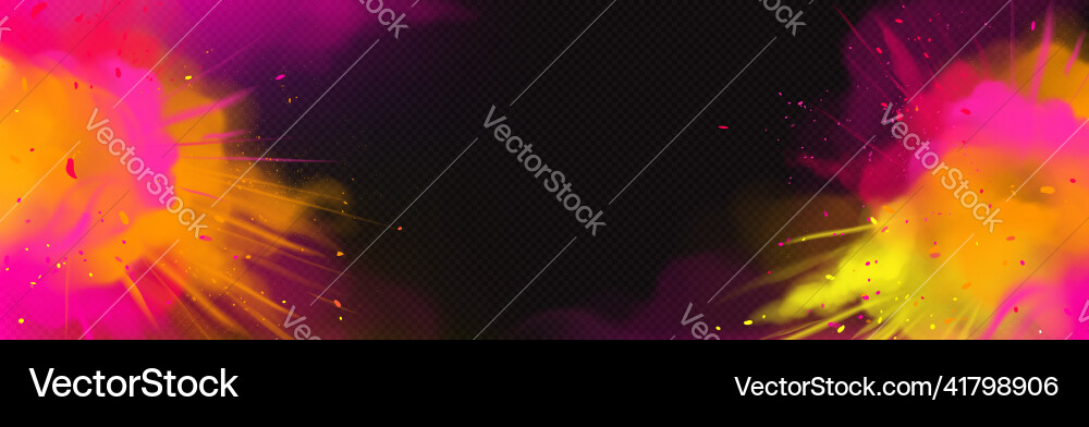 Background with paints explosion banner template Vector Image