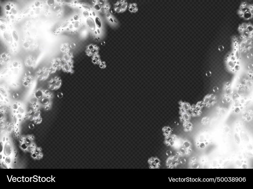 Soapy water cleaning and washing texture Vector Image