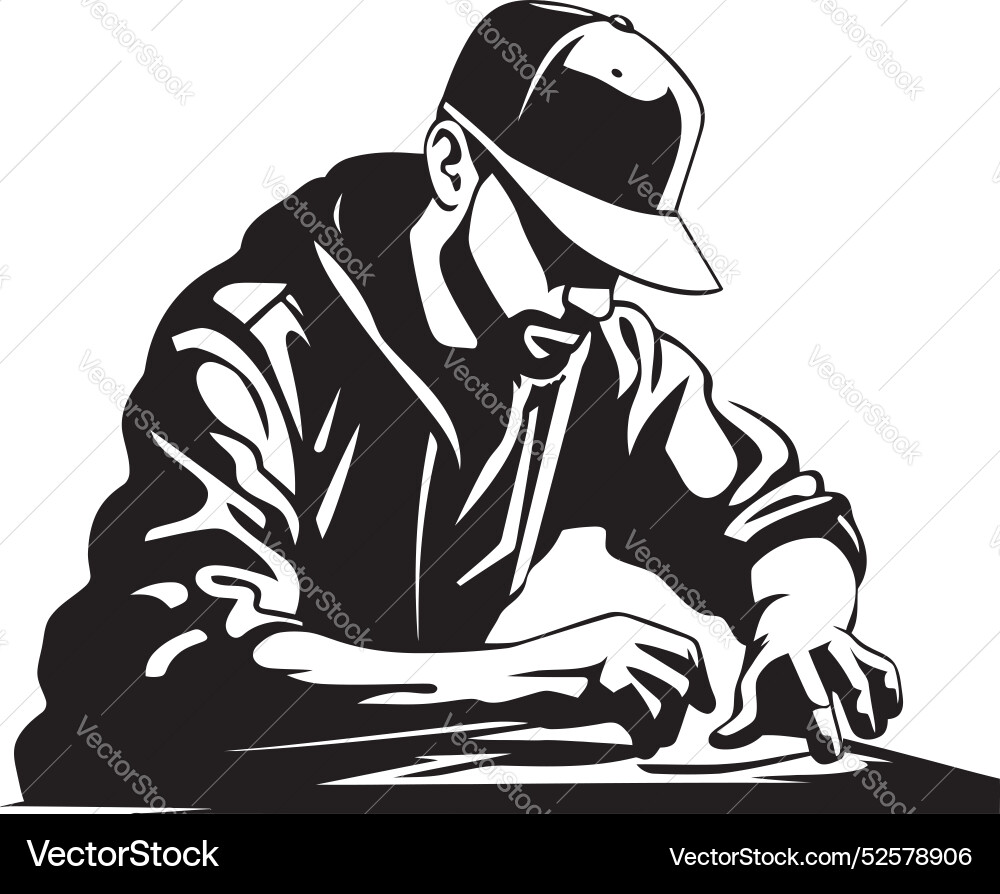 Spraymaster icon black logo design tagtalent Vector Image