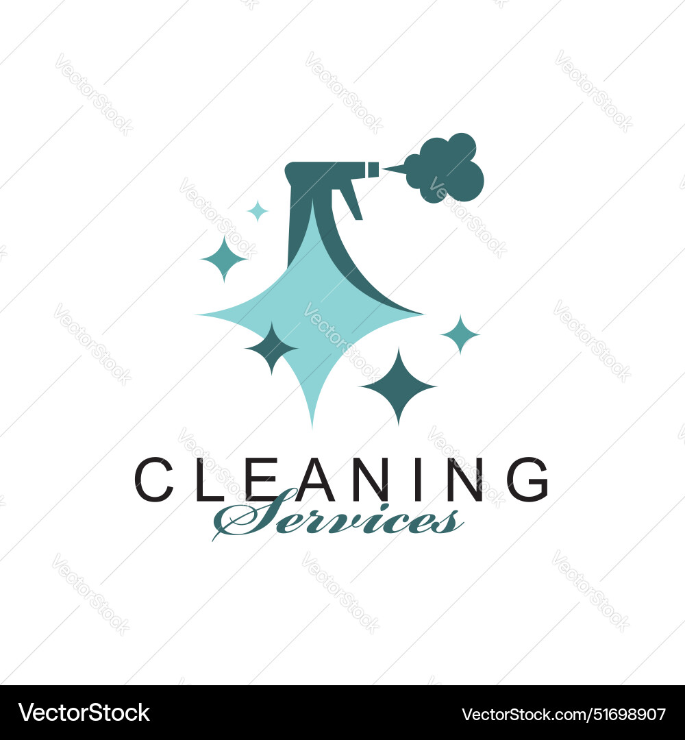 Cleaning service design Royalty Free Vector Image