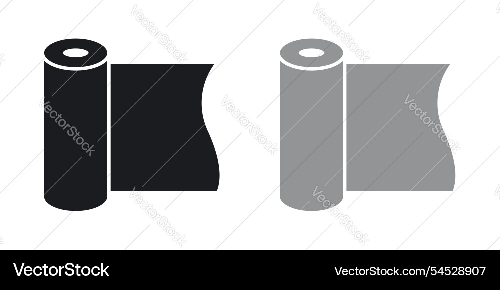 Foil roll icon Royalty Free Vector Image - VectorStock