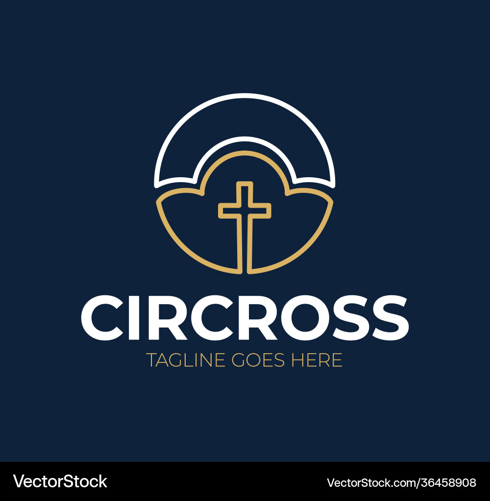 Kirche Logo moderne Grafik Vorlage Himmel Vektorbild