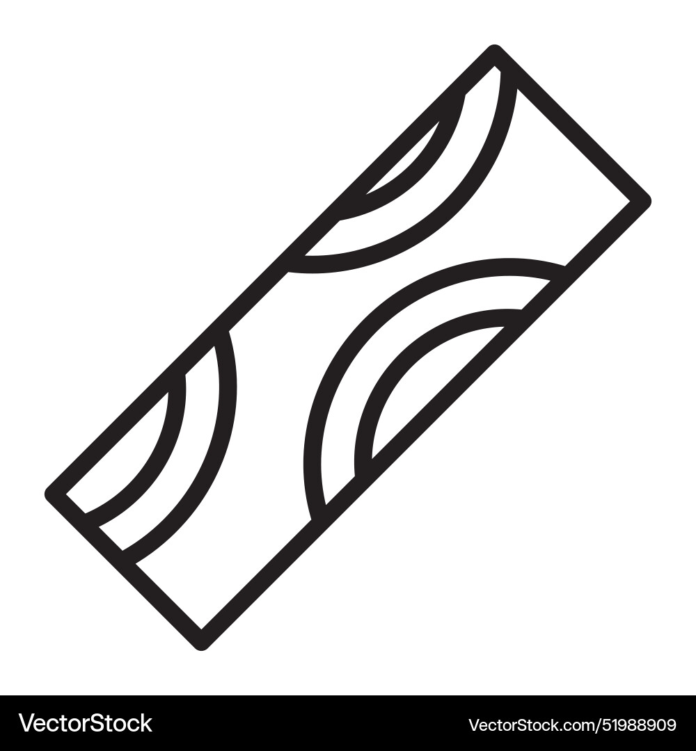 Carpentry wood board icon perfect for diy Vector Image