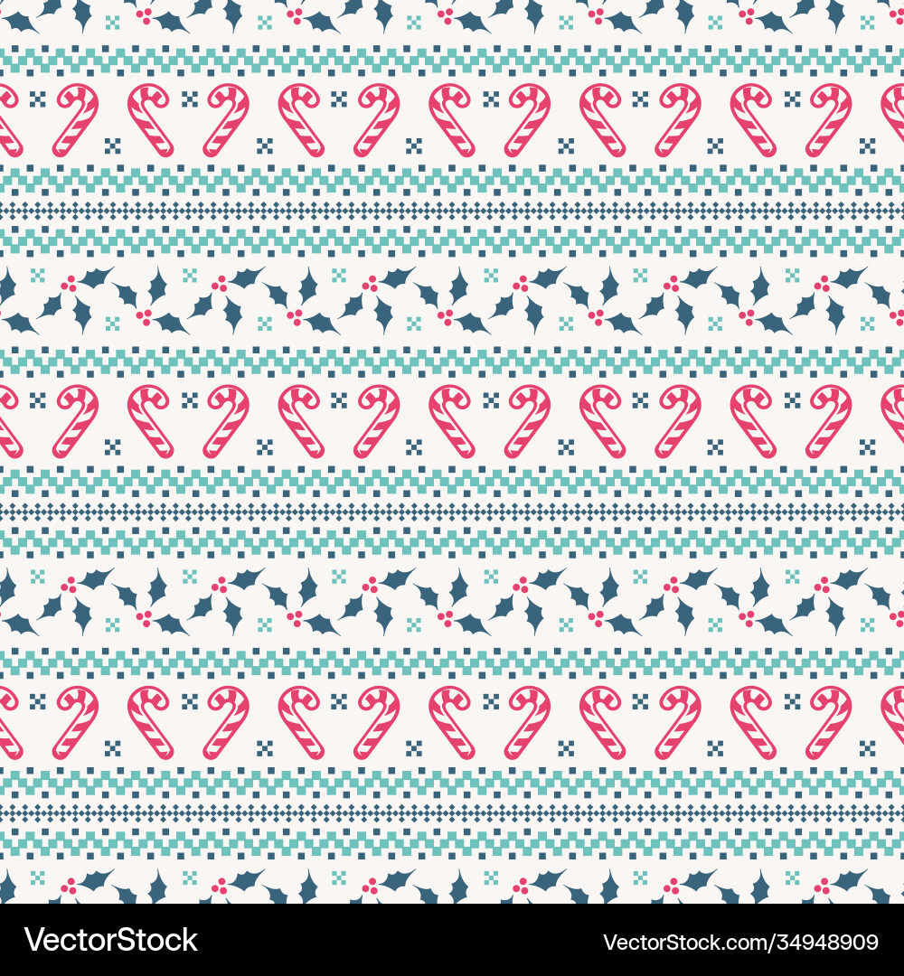 Christmas seamless pattern background Royalty Free Vector