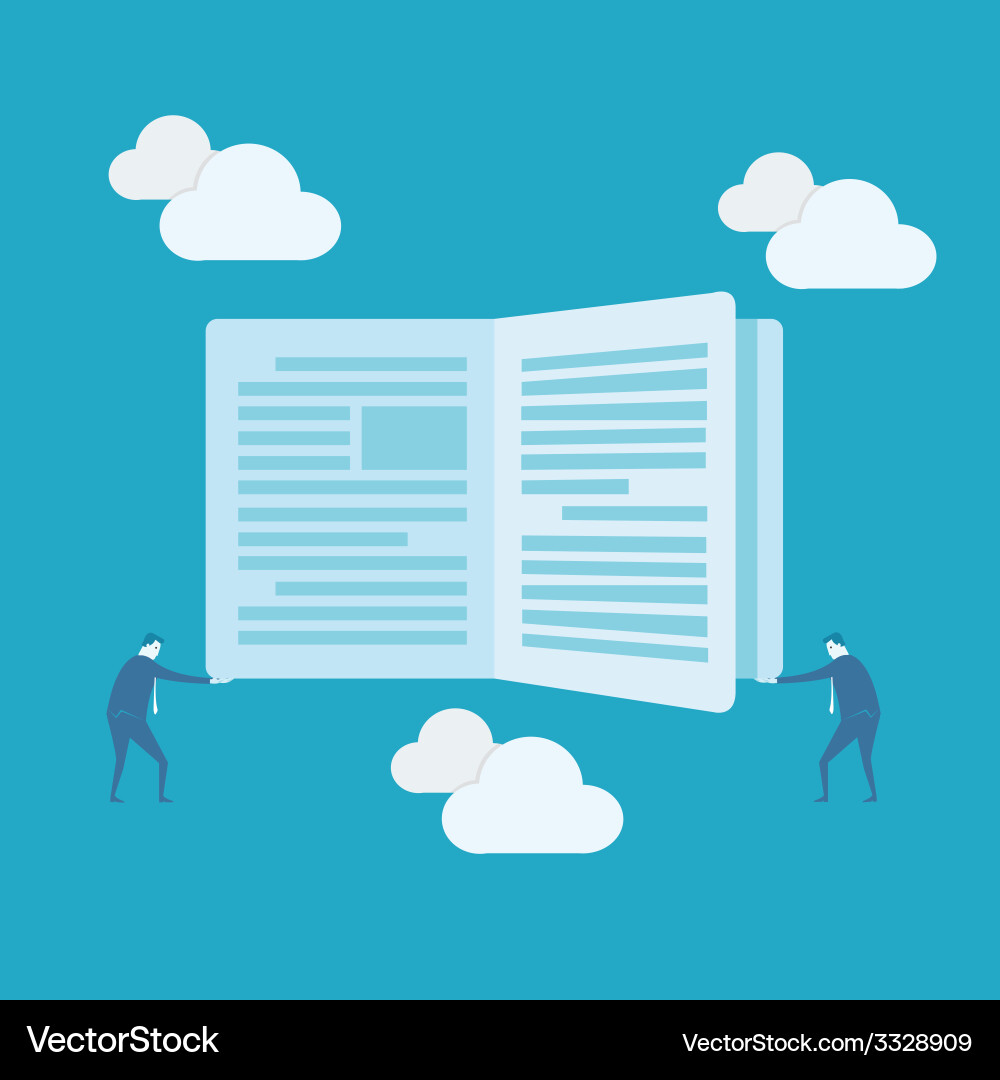 Ebook Royalty Free Vector Image - VectorStock