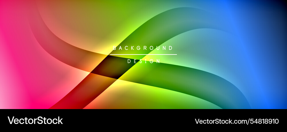 Gradient and shadow wave line geometric background