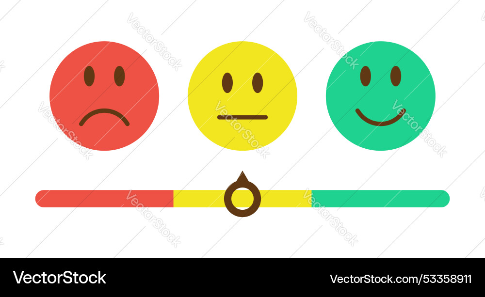 Feedback emoji design Royalty Free Vector Image
