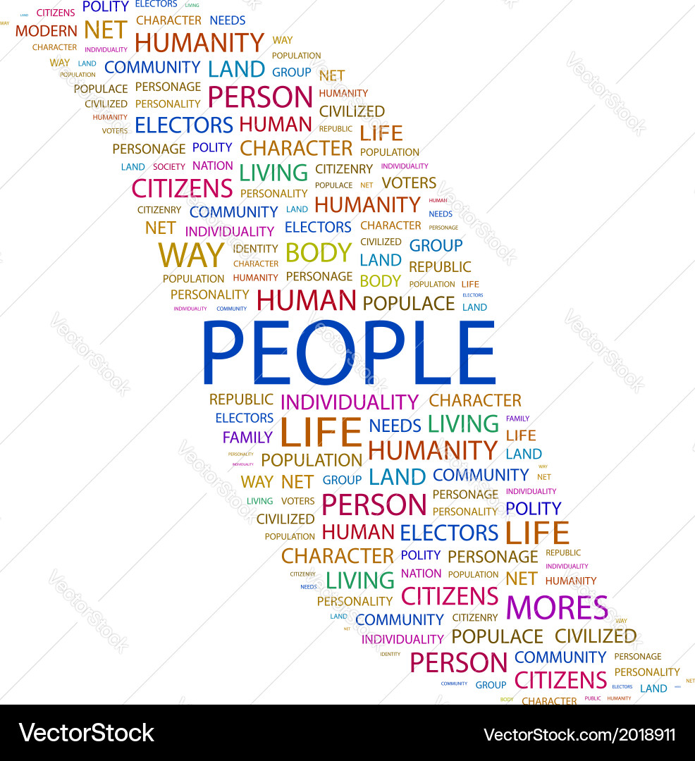 People Royalty Free Vector Image - VectorStock