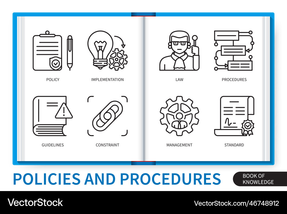 Business Operations Icons Royalty Free Vector Image