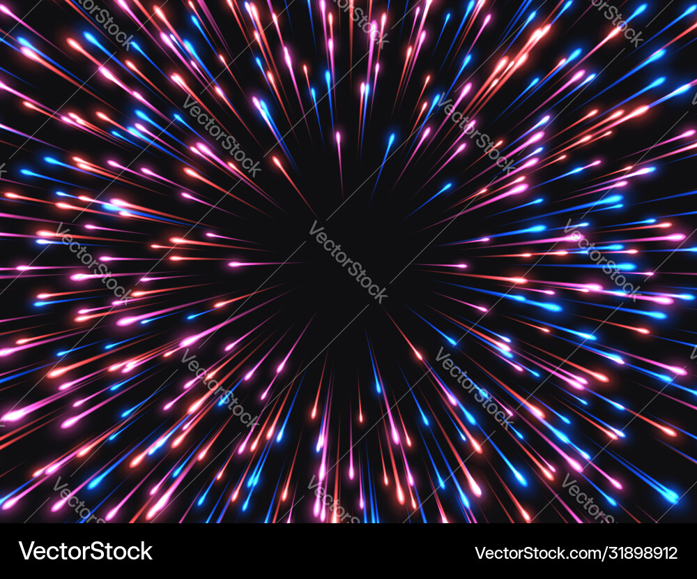 High speed abstract explosion background Vector Image