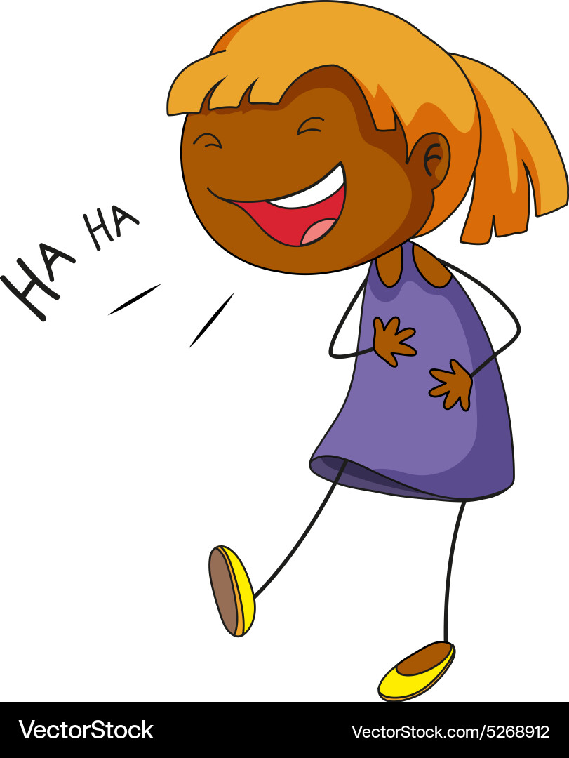 Laughing Royalty Free Vector Image - VectorStock