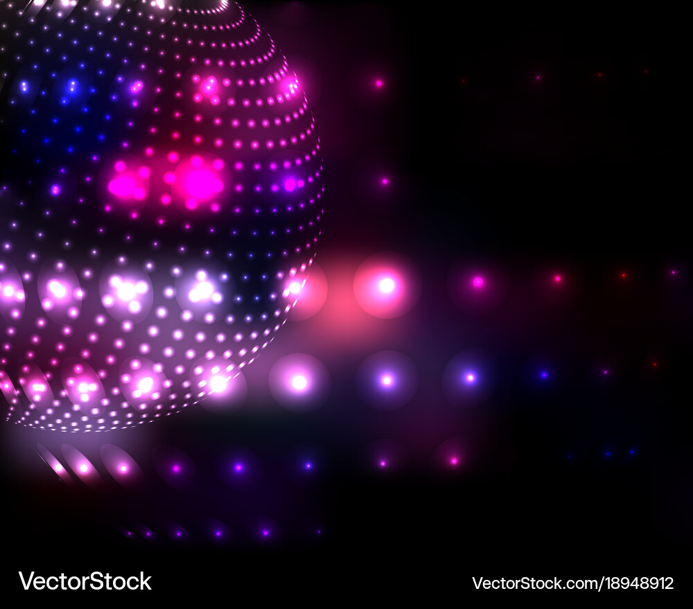 Sparkling Party Lights Background Royalty Free Vector Image