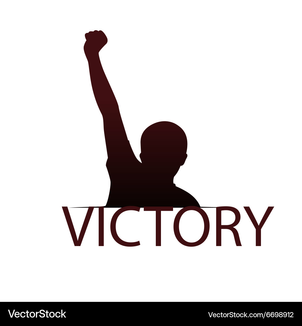 Victory Logo Template - Celebration Royalty Free Vector
