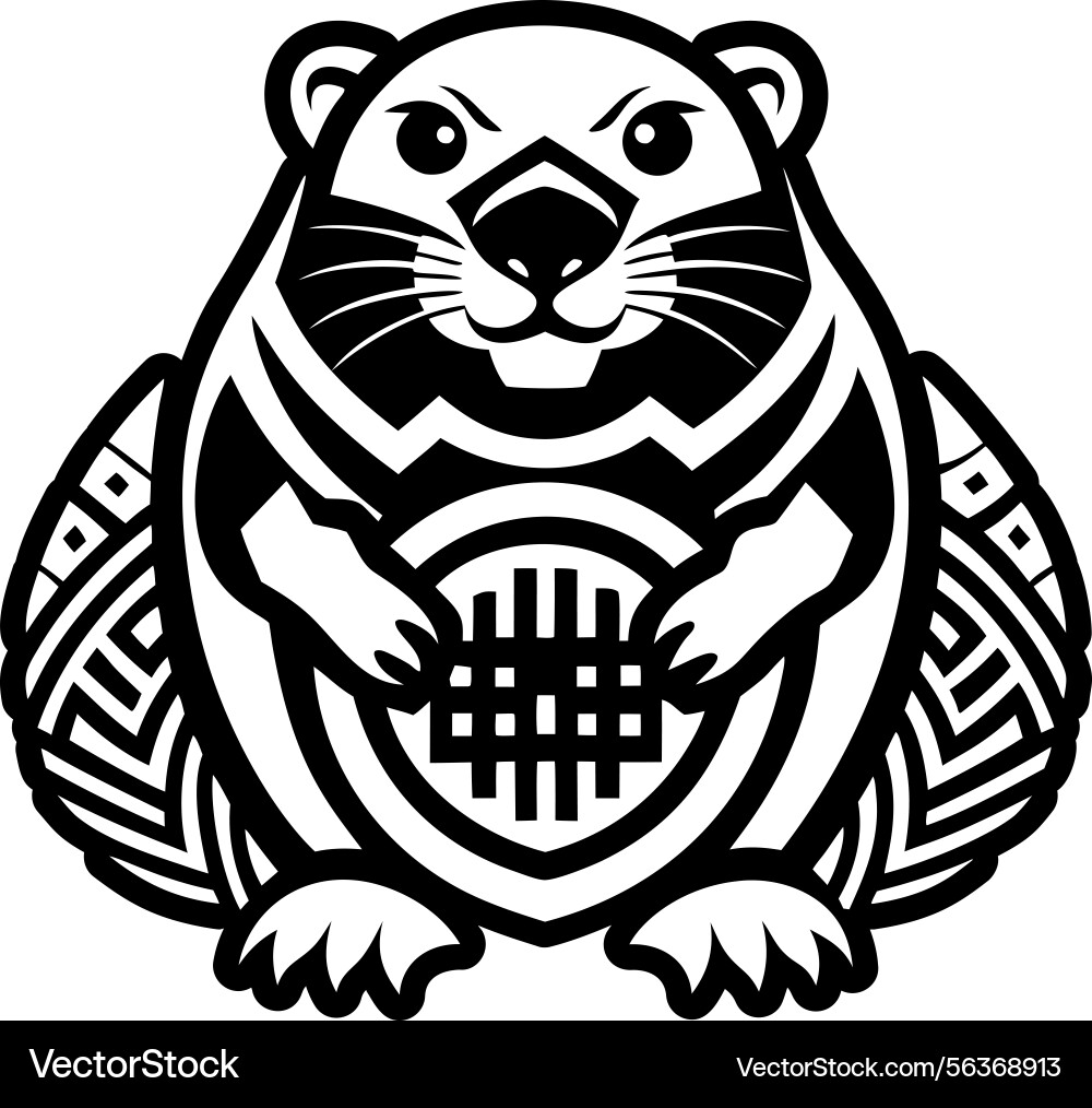 Beaver Royalty Free Vector Image - VectorStock