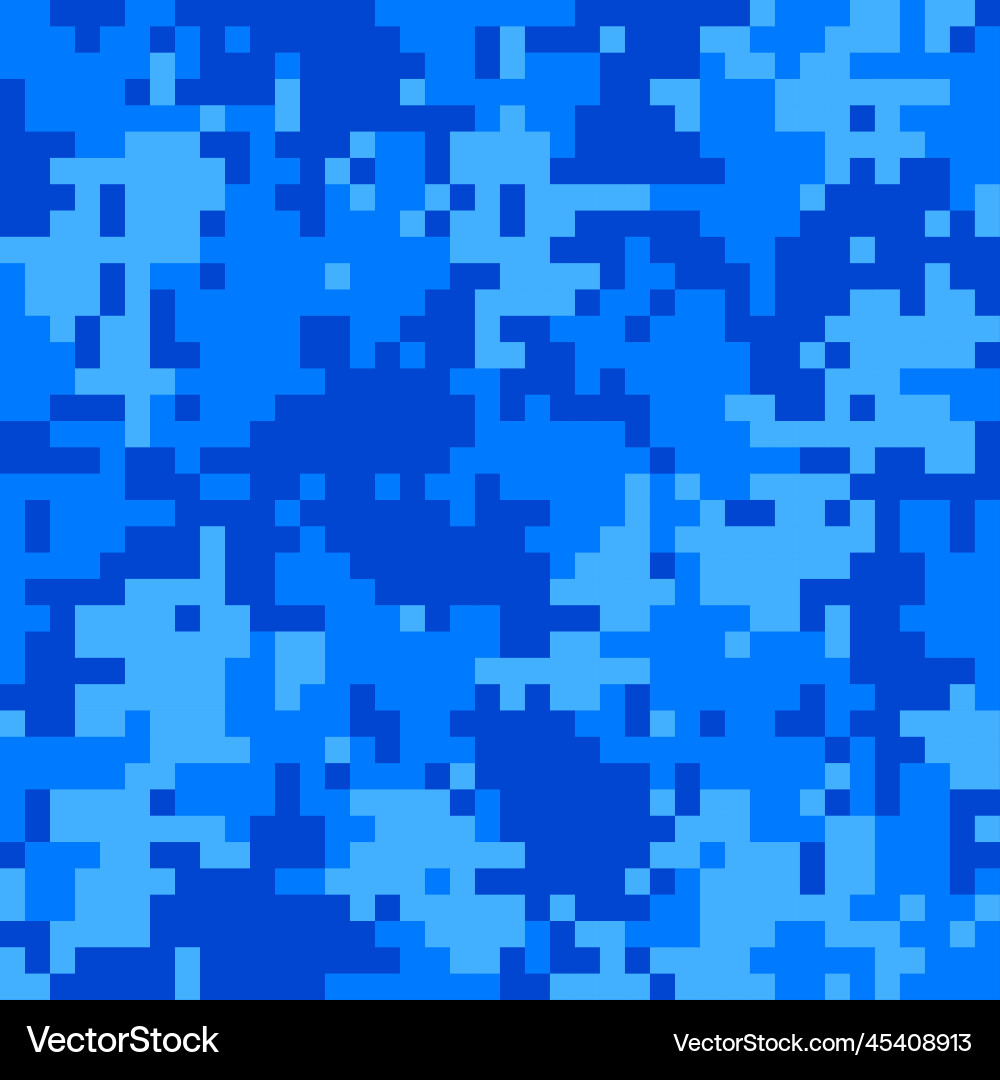Camouflage military pixel Royalty Free Vector Image