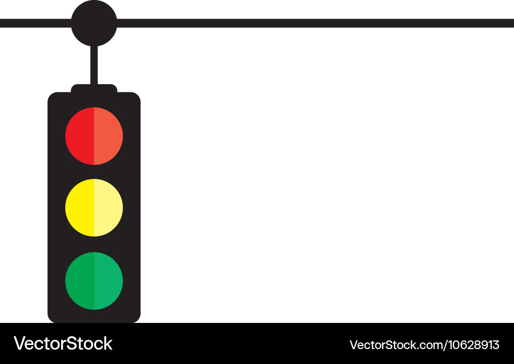 Traffic light Royalty Free Vector Image - VectorStock