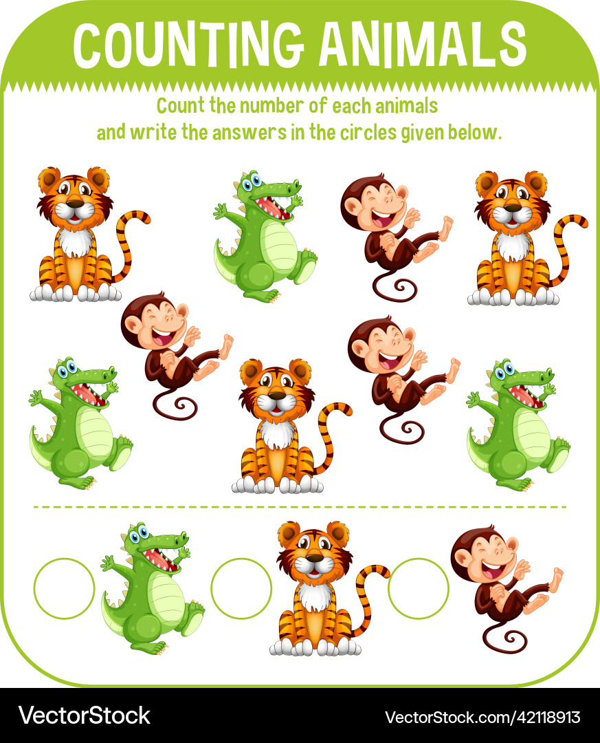 Counting Animals Worksheets 13 Best Images Of Farm Animal Graph