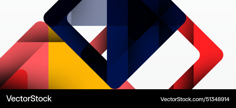 Business triangle and squares abstract Royalty Free Vector