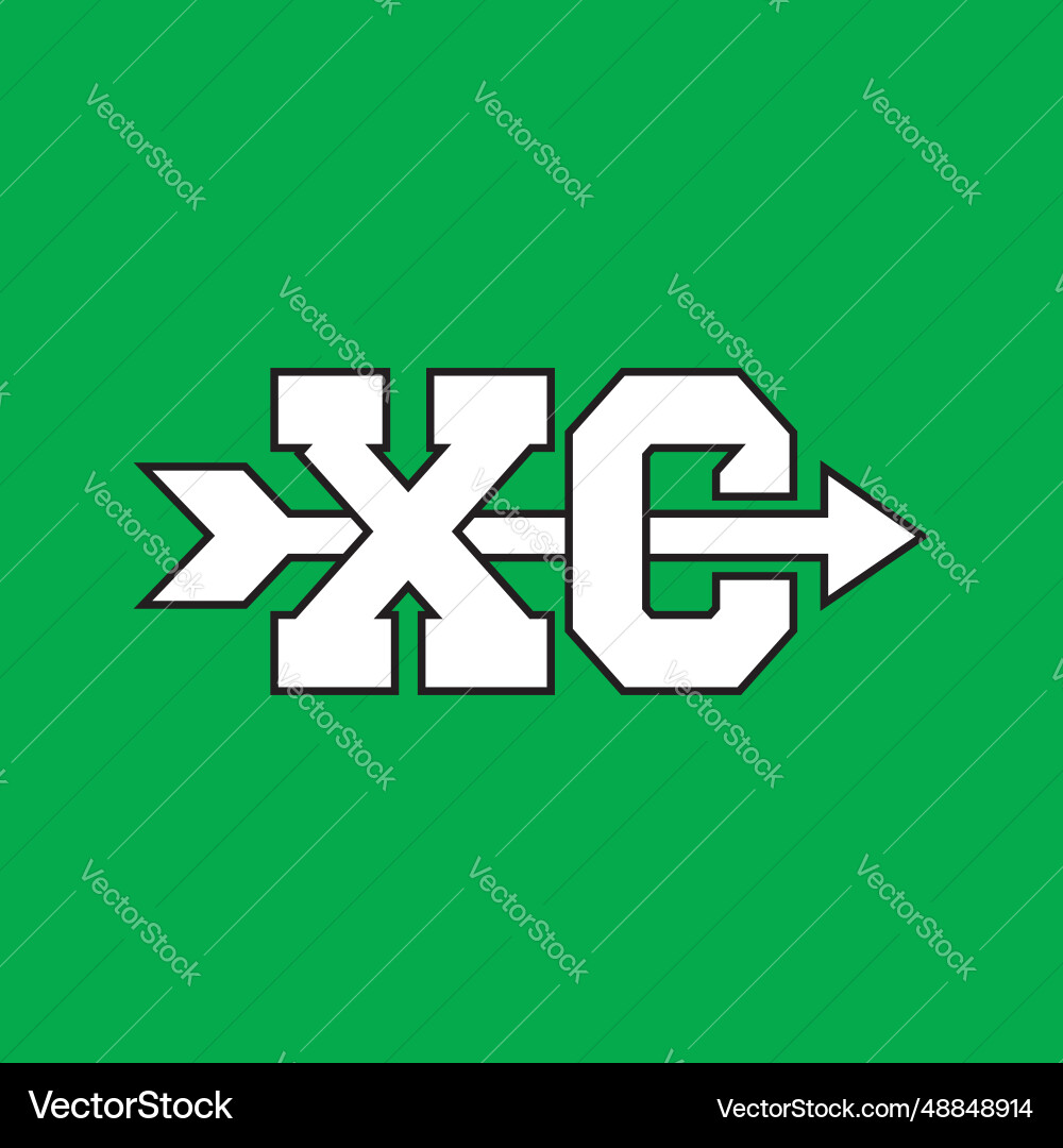 Cross country t shirt design Royalty Free Vector Image
