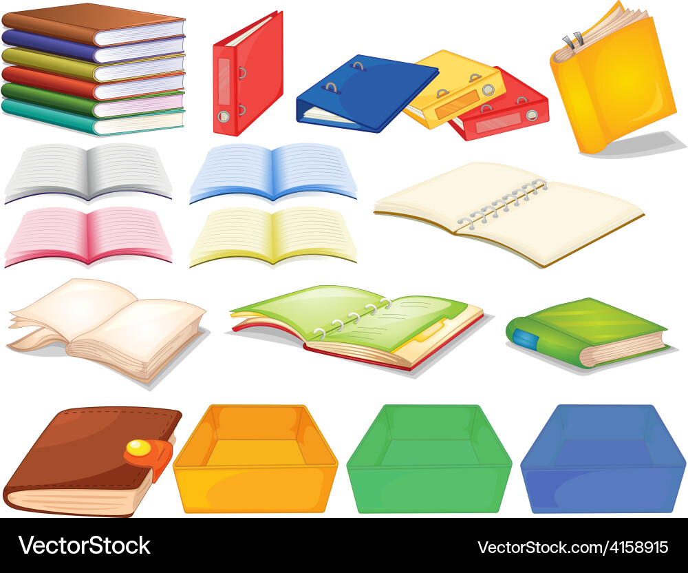 Books Royalty Free Vector Image - VectorStock