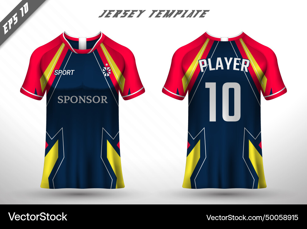 Front back t shirt design Royalty Free Vector Image