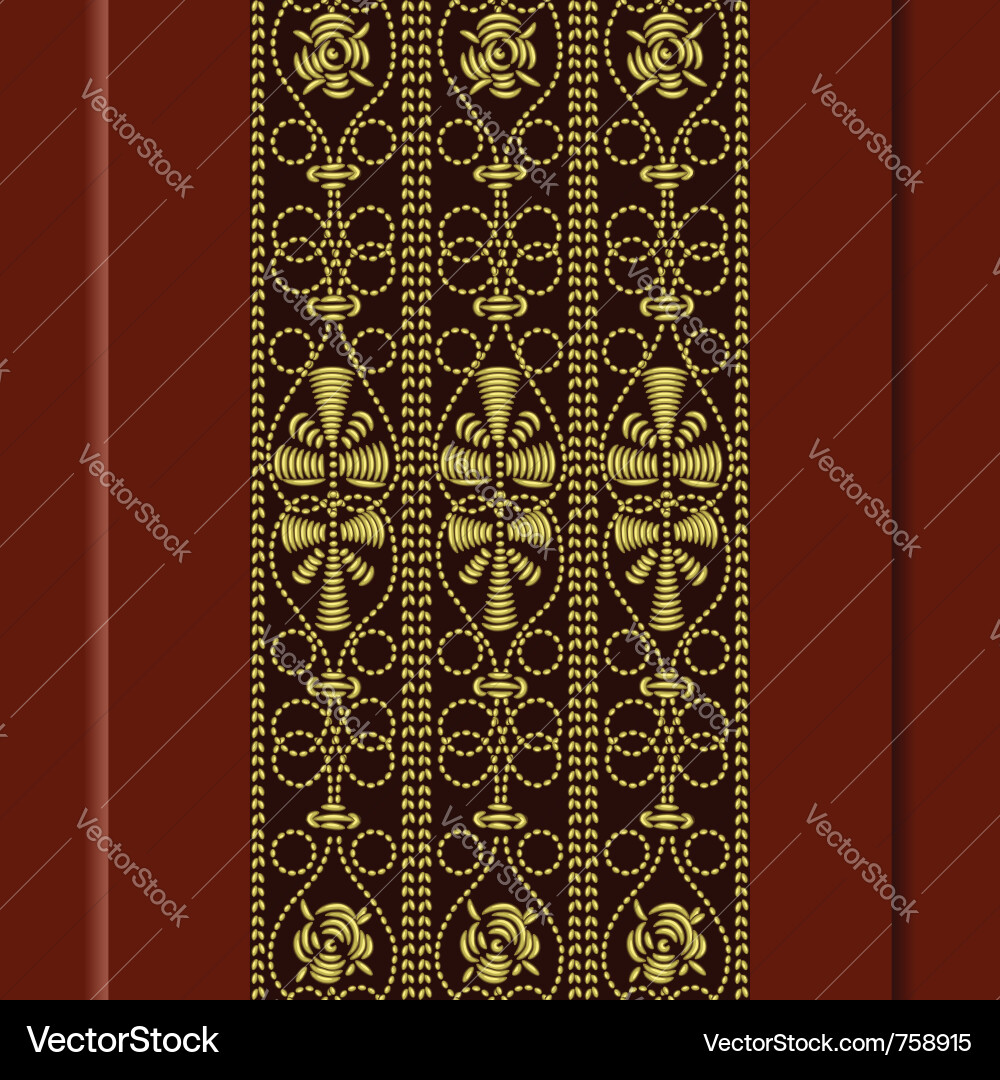 Traditional vintage pattern Royalty Free Vector Image