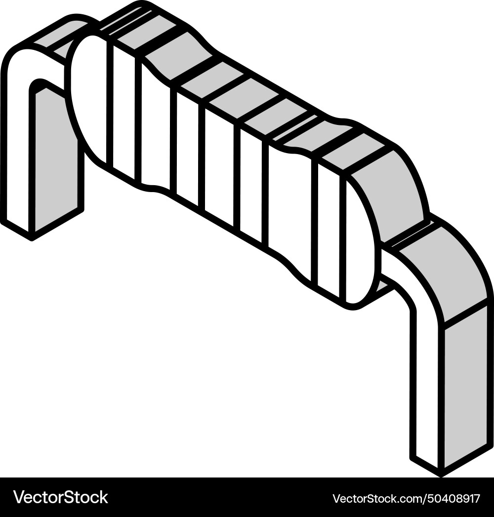 Resistor electrical engineer isometric icon Vector Image