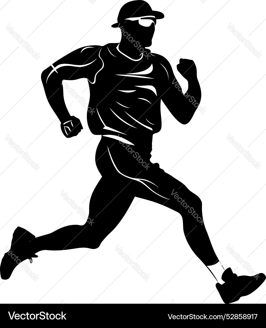 Swift Sprinter marathon logo spirit Lizenzfreier Vektor