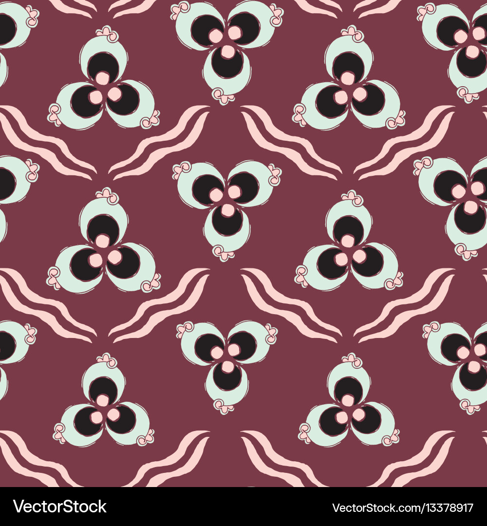 Turkish chintamani pattern Royalty Free Vector Image