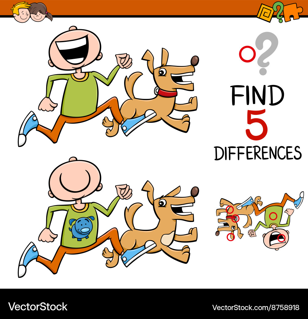 Activity task for children Royalty Free Vector Image