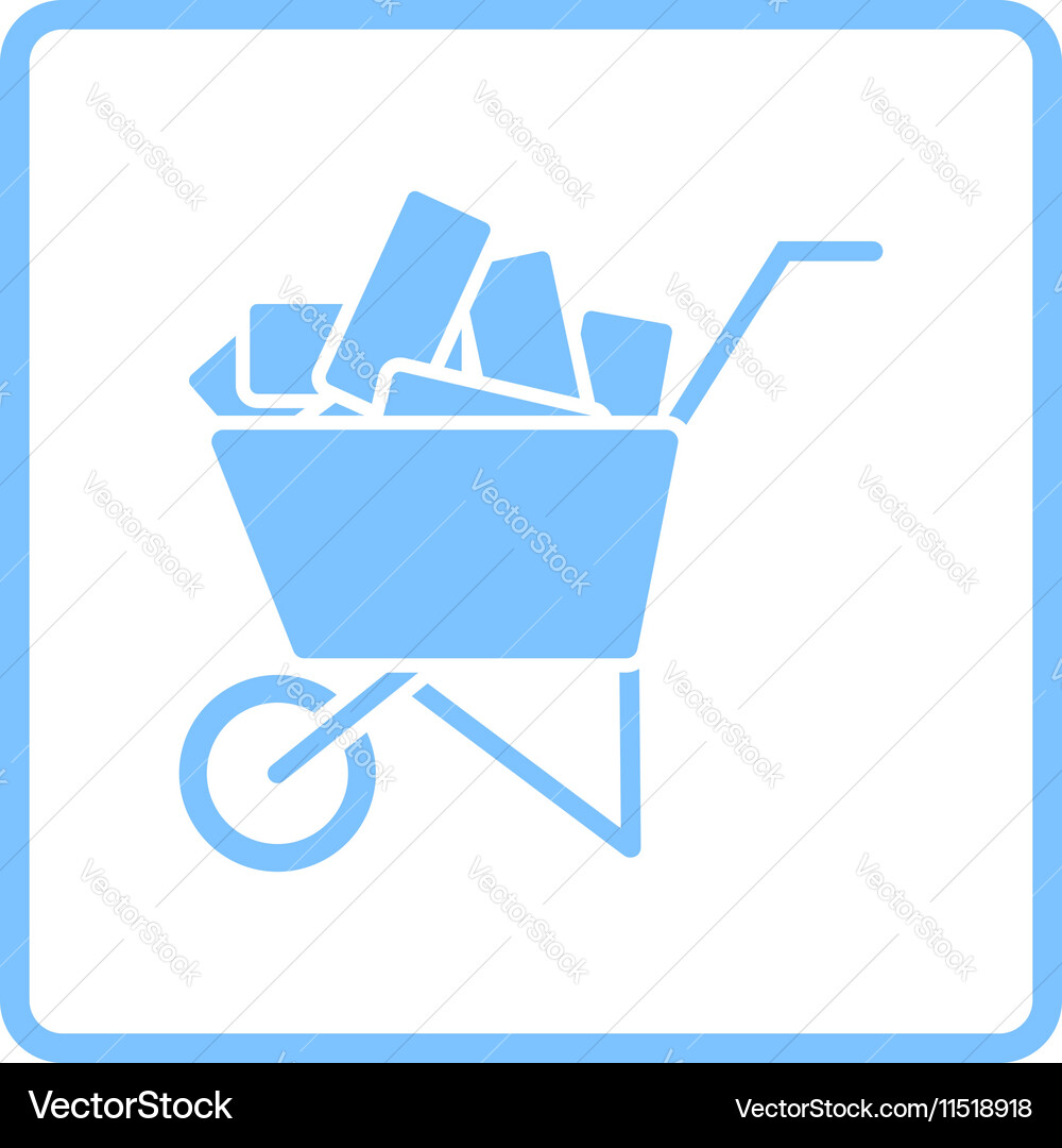 Icon des Bauwagens Lizenzfreies Vektorbild - VectorStock