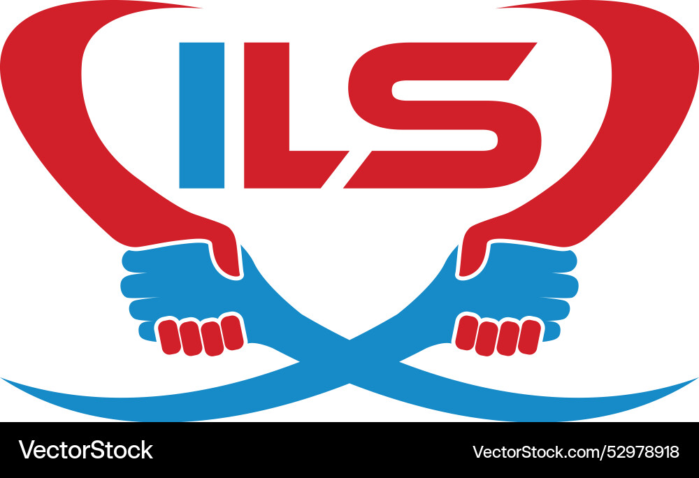 Ils letter logo design template – Royalty-Free Vector | VectorStock