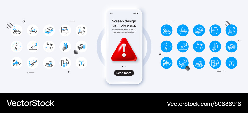 Presentation currency exchange and graph chart Vector Image