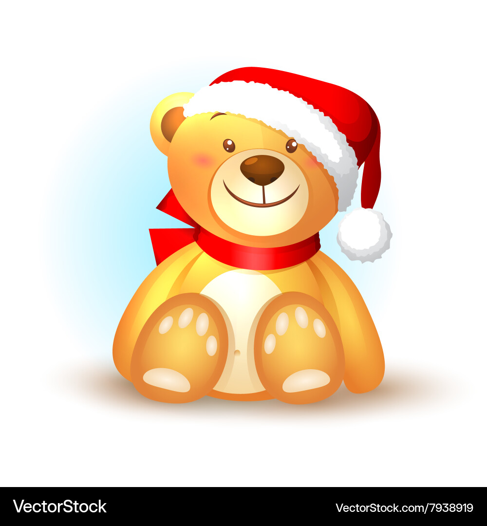 Cute teddy bear Royalty Free Vector Image - VectorStock