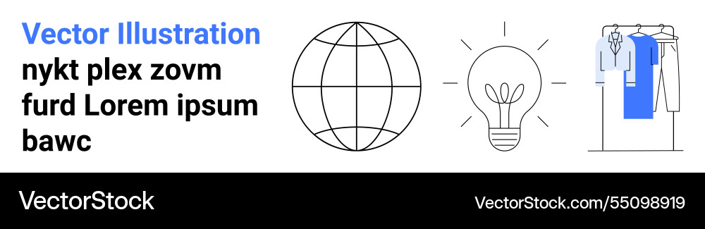 Globale Vernetzung Innovation und Mode Lizenzfreier Vektor