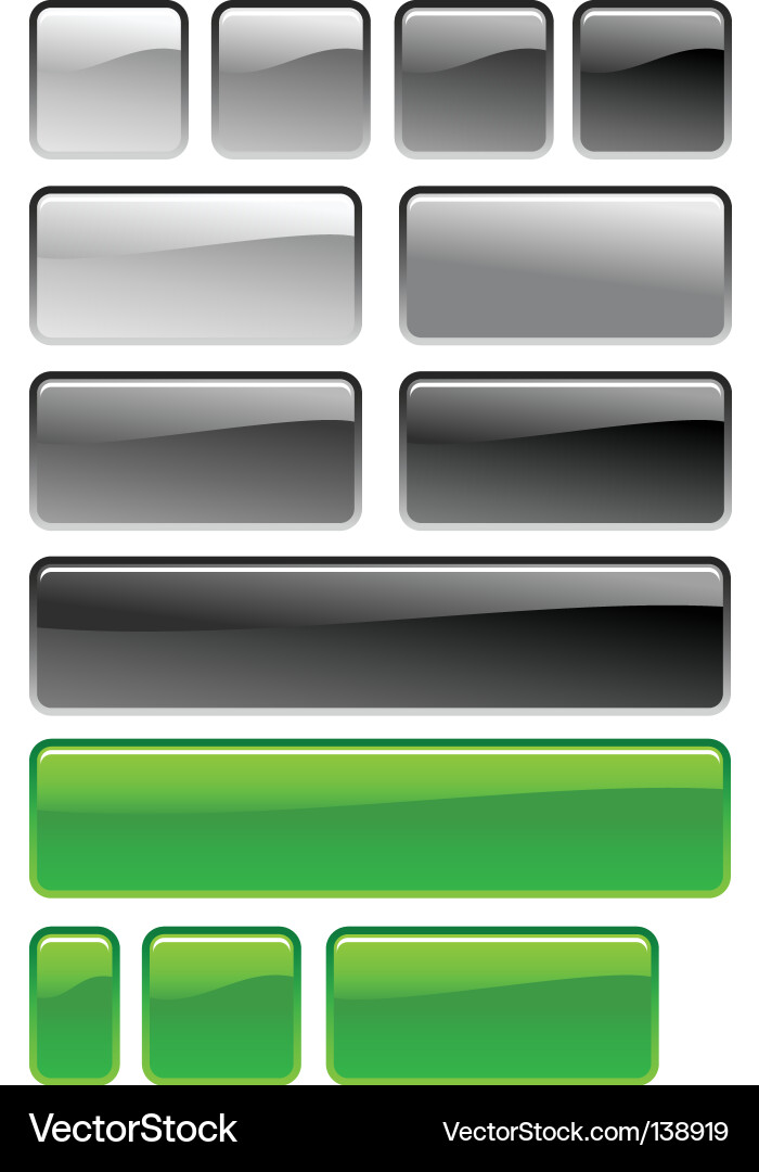 Square button Royalty Free Vector Image - VectorStock