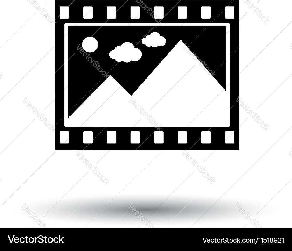 Film frame icon Royalty Free Vector Image - VectorStock