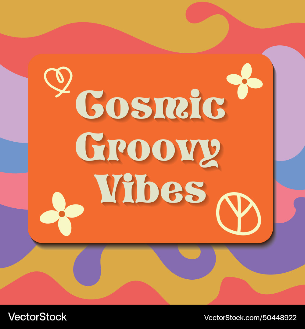 Colored groovy background Royalty Free Vector Image