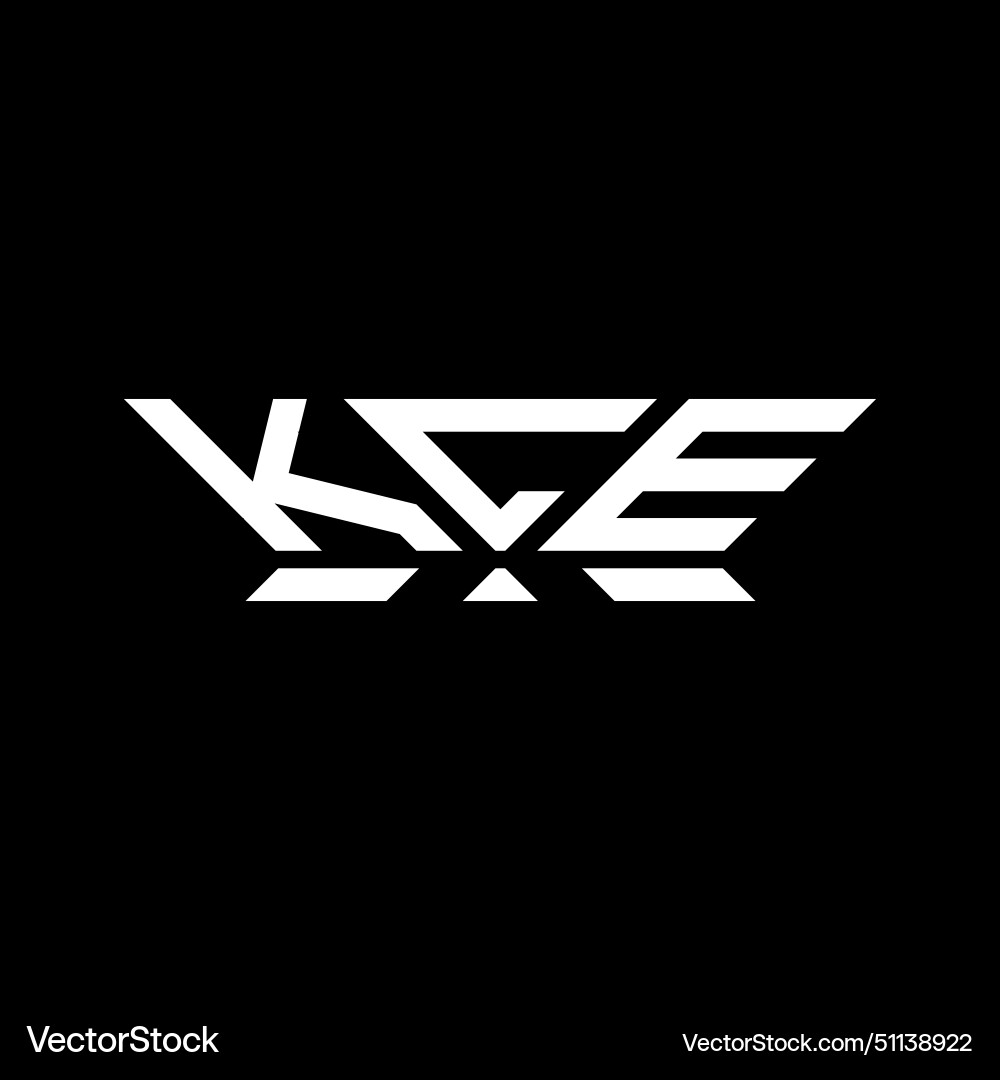 Kle letter logo design kle simple and modern logo Vector Image
