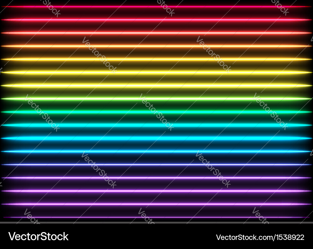 Neon Rainbow Rays Background Royalty Free Vector Image